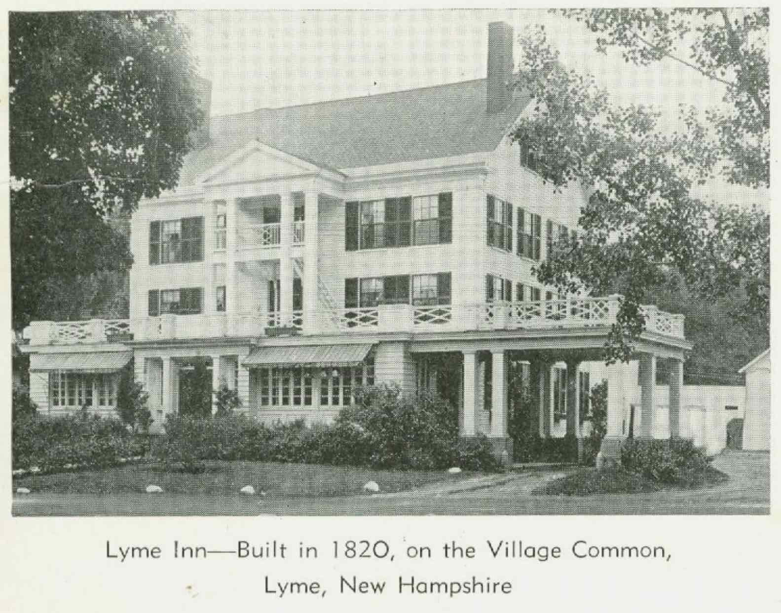 Historic Inn, Lyme, New Hampshire